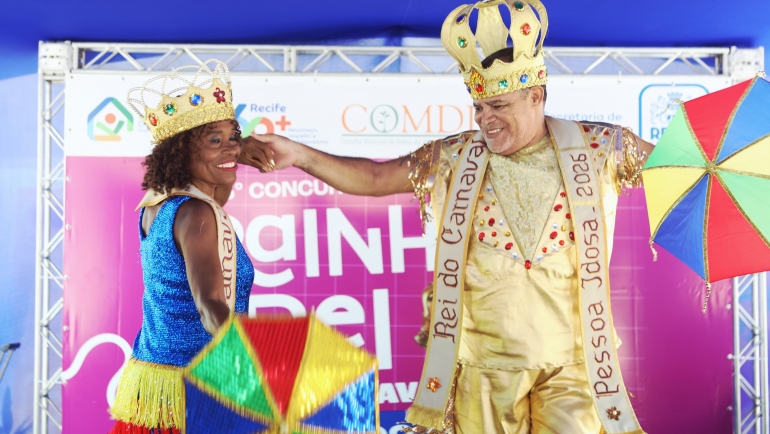 Carnaval do Recife 2026 define Rainha e Rei da Pessoa Idosa - PE Conectado